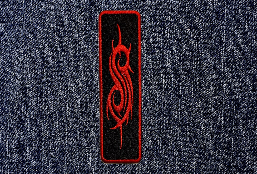 Slipknot Red Sigil on Black Embroidered Iron-on Patch - Etsy