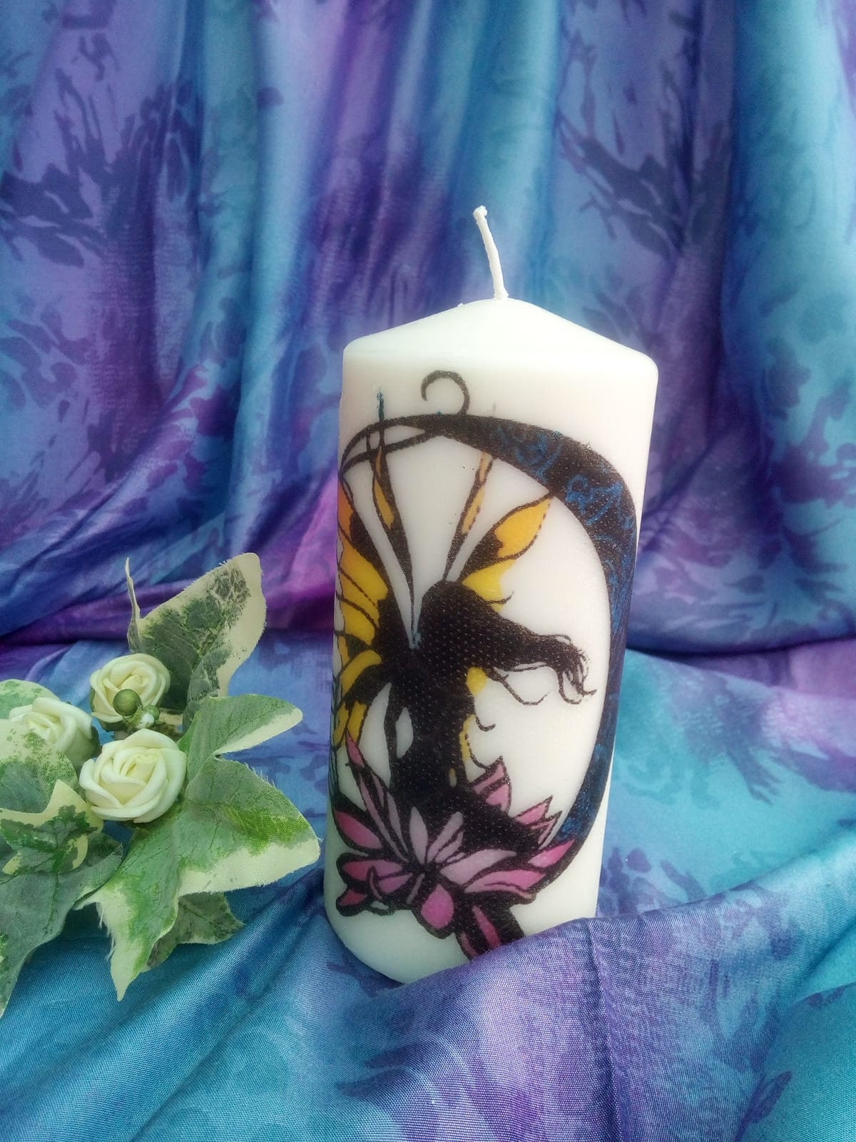 Buy Fairy Pillar Candles Hand Decorated Family Perfect Gift Decoration ...