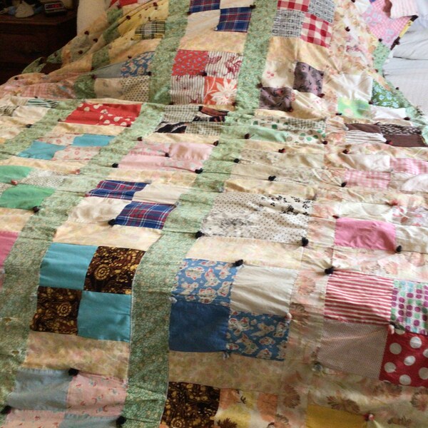Patchwork Quilt - Etsy