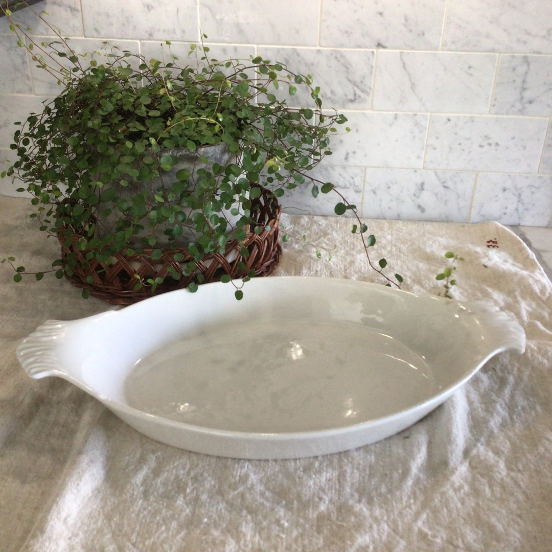 Vintage French Ironstone Augratin Casserole Dish Ironstone - Etsy
