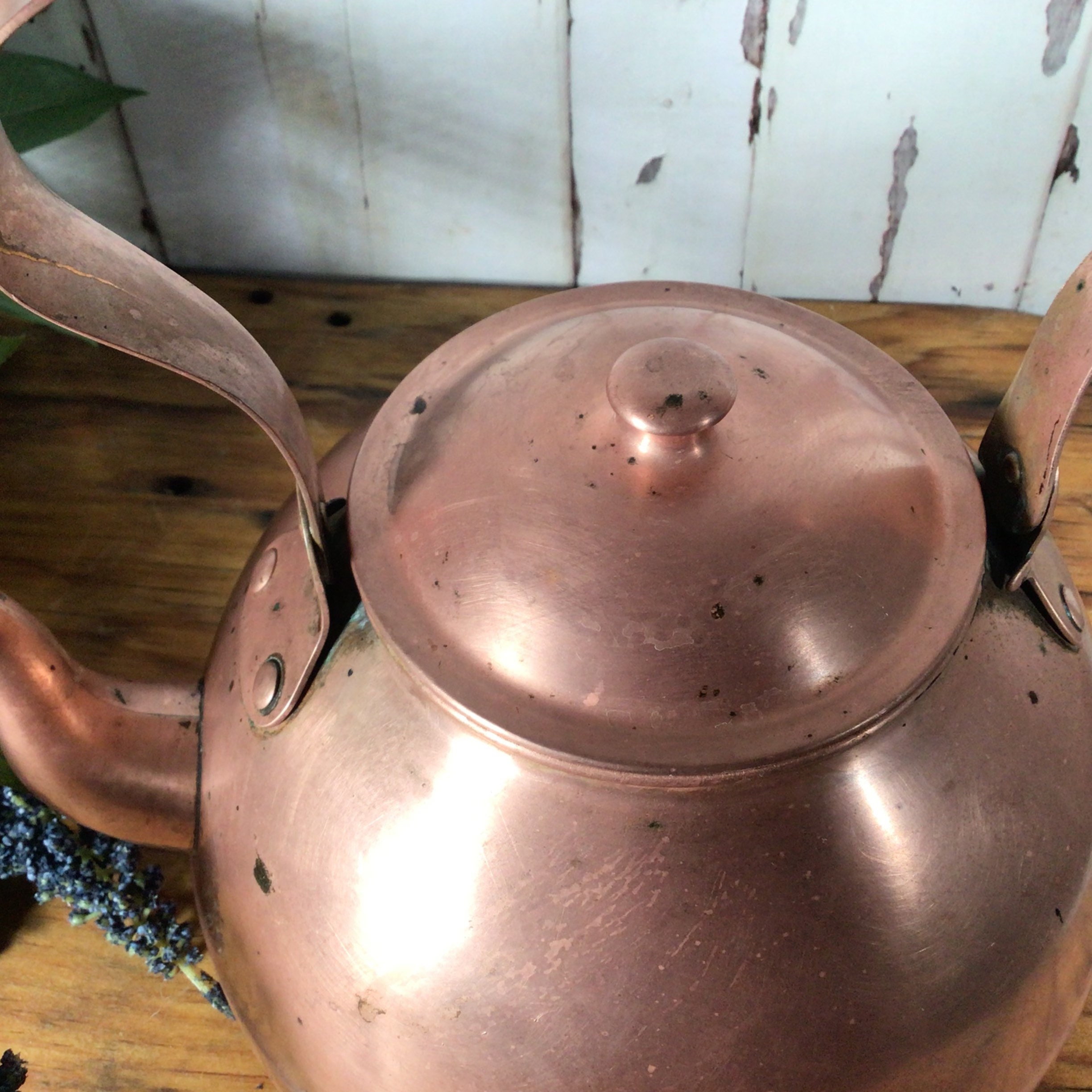 Vintage Copper Tea Kettle Vintage Copper Tea Pot - Etsy