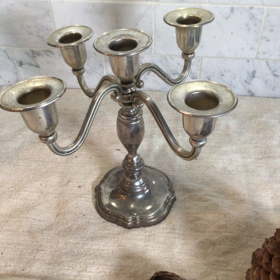 Vintage Godinger Silver Co Candelabra Silver Plated 5 Light - Etsy