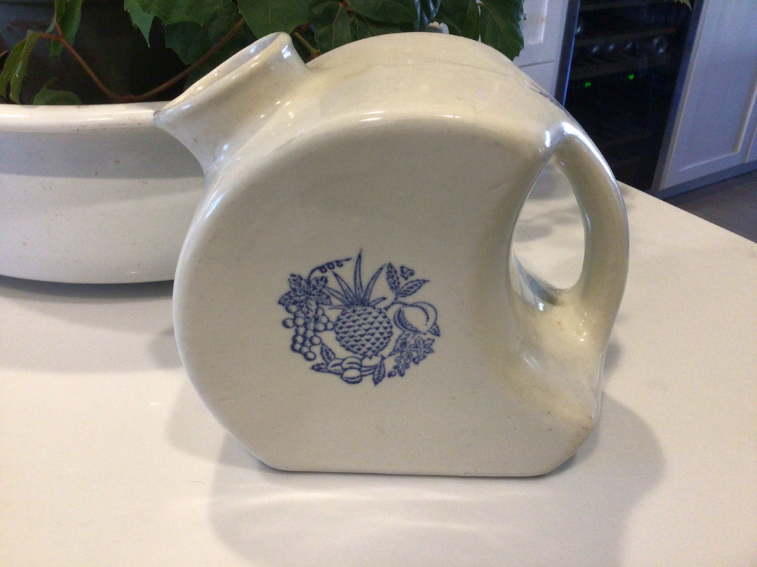 Antique Ironstone Water Pitcher, Milk Pitcher, Housewares - Etsy