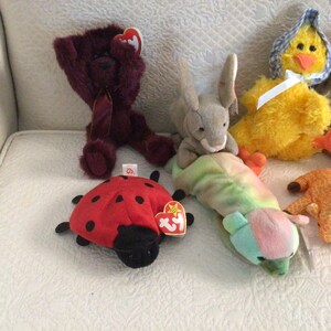 Vintage Ty Beanie Babies, Stuffed Animals, Plushies - Etsy
