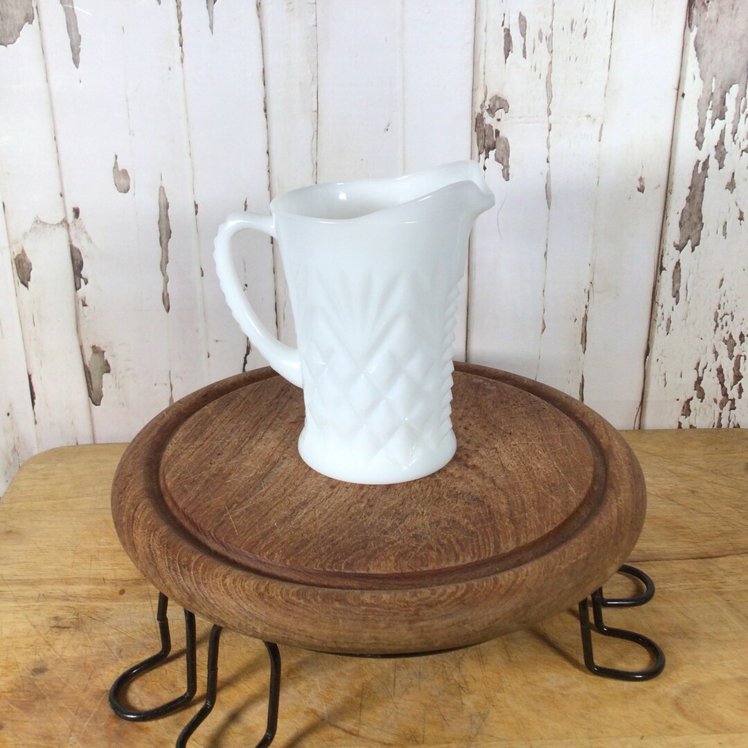 Vintage Milk Glass Creamer, Milk Glass, Kitchen Gadgets, Coffee Creamer ...