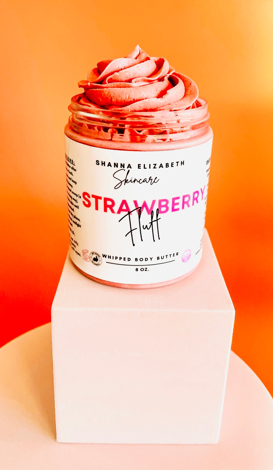 Strawberry Fluff Whipped Body Butter - Etsy