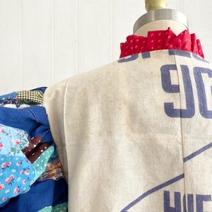 Quilt Bolero Jacket / Large / Vintage Patchwork Quilt Coat / Leg O ...