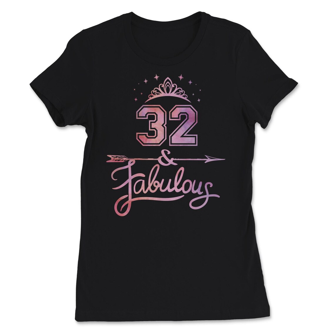 Women 32 Years Old And Fabulous Happy 32nd Birthday graphic | Etsy