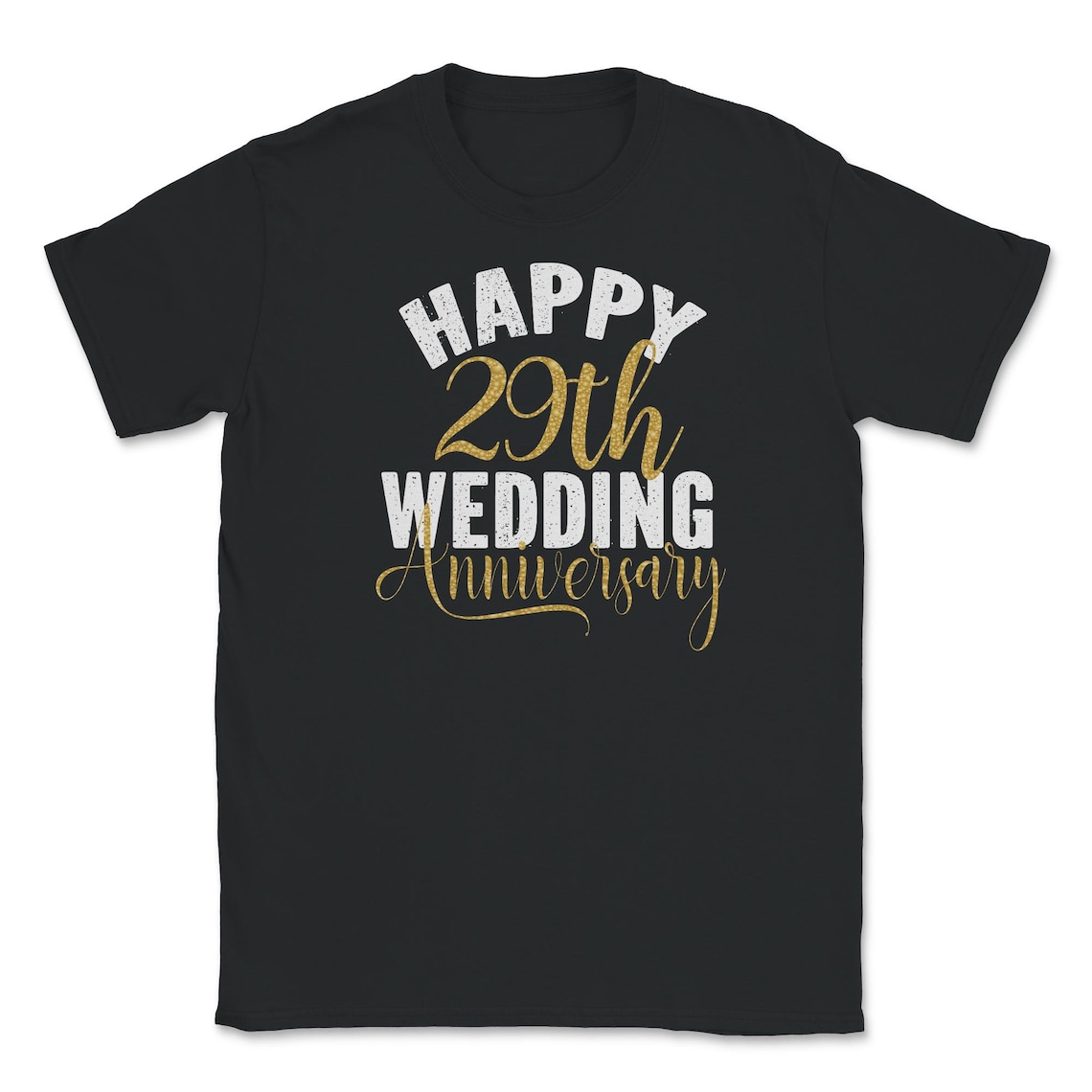 Happy 29th Wedding Anniversary Matching Gift For Couples Print Etsy
