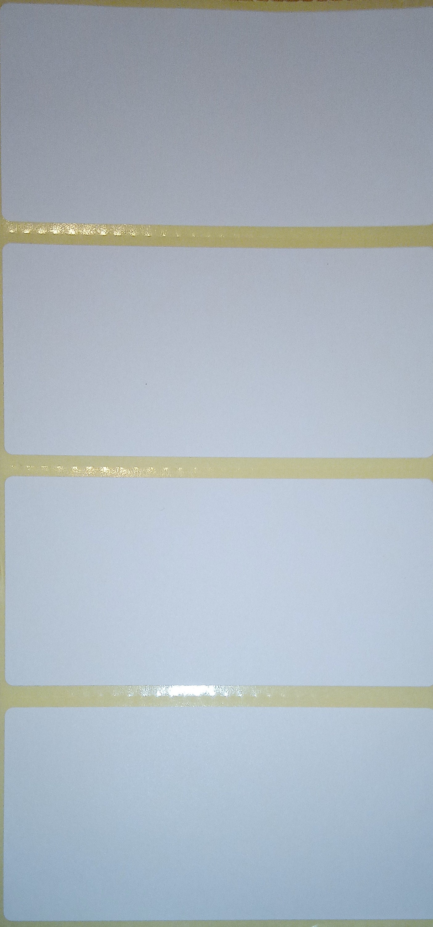 120 X Plain White Labels. 100 X 50mm. 4 X 2" Self Adhesive Address ...