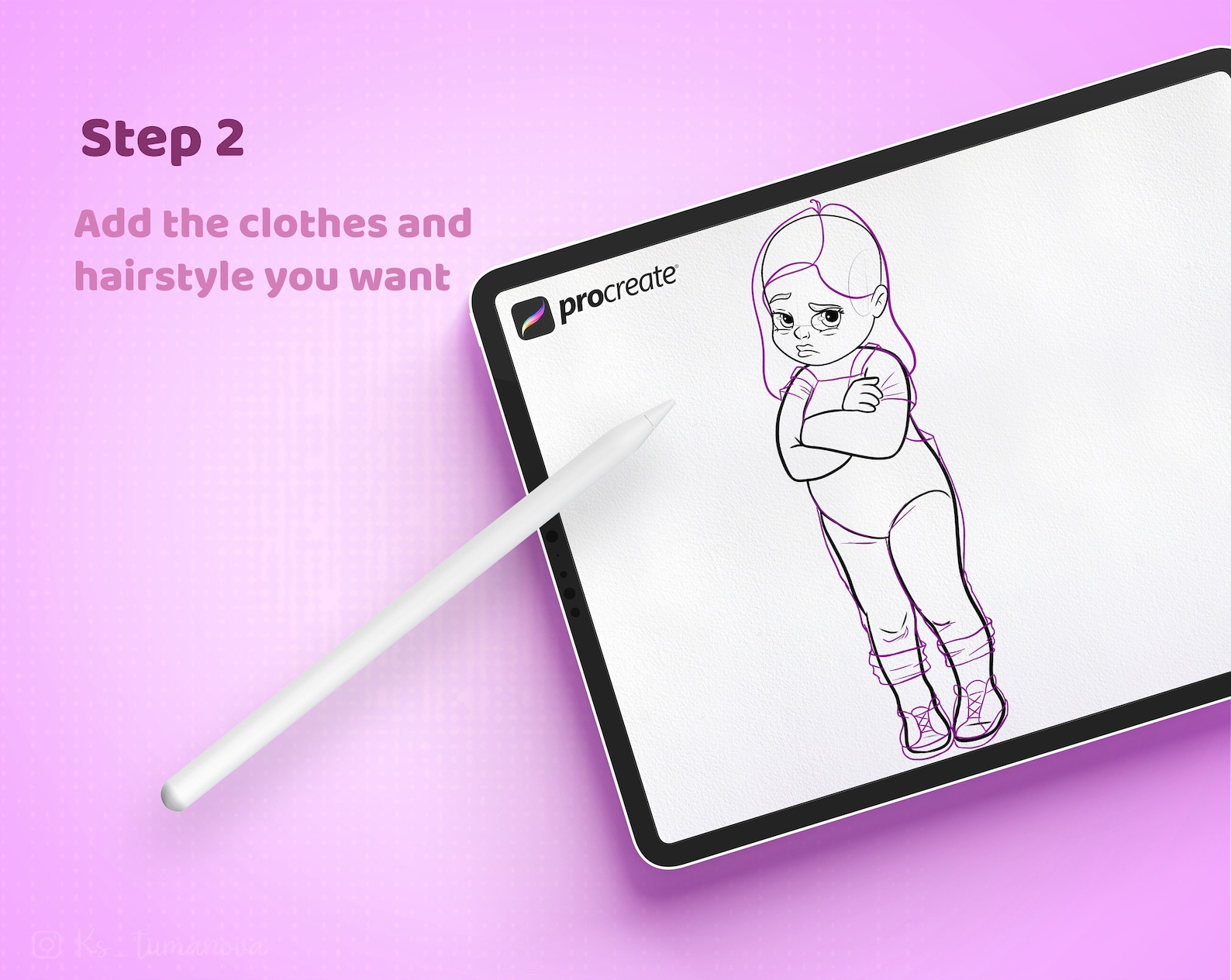 Procreate Brushes for Character Design. Procreate Body Poses Stamps ...