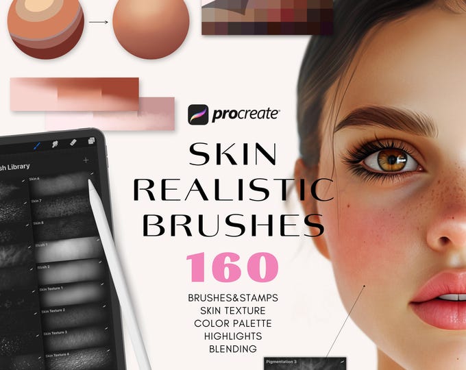 Inclusive Procreate Skin Tone Palette - 52 Palettes, 1500+ Colors ...