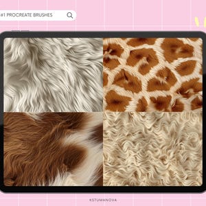 Photoshop Fur Texture Brushes. Procreate Fur Brushes. Procreate Texture ...
