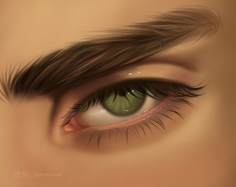 Procreate Male Eyelashes. Procreate Man Eyes Stamps. Procreate - Etsy