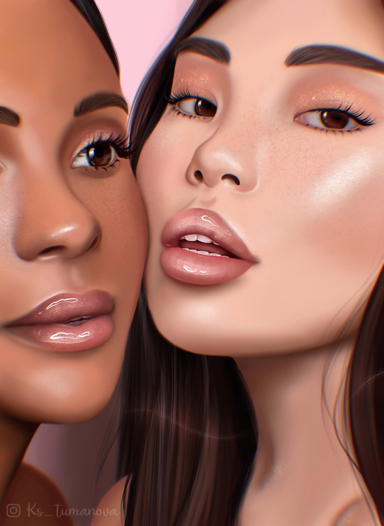 Procreate Skin Tones Palette. Procreate Realistic Skin Swatches ...