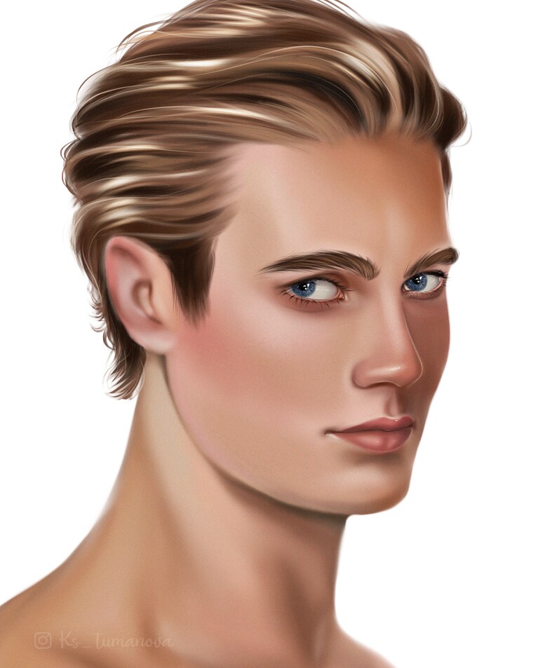 Procreate Male Eyes Brushes. Procreate Men's Eye Stamps - Etsy