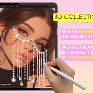 Procreate Diamond Brushes. Procreate Jewelry Brush. Procreate Gemstone ...