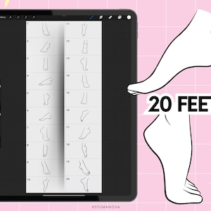 Procreate Cartoon Female Character Maker Brushes. Procreate Cartoon ...