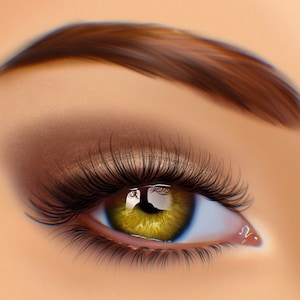 Photoshop Eye Glare Brushes. Photoshop Eyes Brushes. Digital Brushes ...