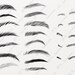 Photoshop Eyebrows Brushes. Photoshop, Clip Studio Paint Realistic ...