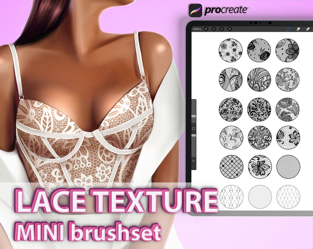 Procreate Lace Brushes. Procreate Texture Brushes. Mini Brushset. Digital Download - Etsy