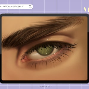 Procreate Eyes Brushes, Procreate Eye Stamp. Digital Brushes for ...