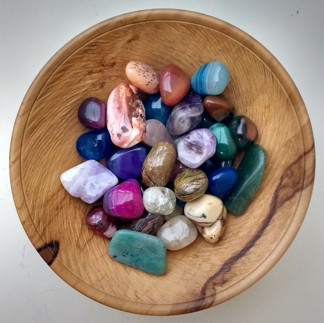 Mixed Tumble Stones - 0.25kg - Bulk - Approx 20 Tumbled Stones. - Etsy