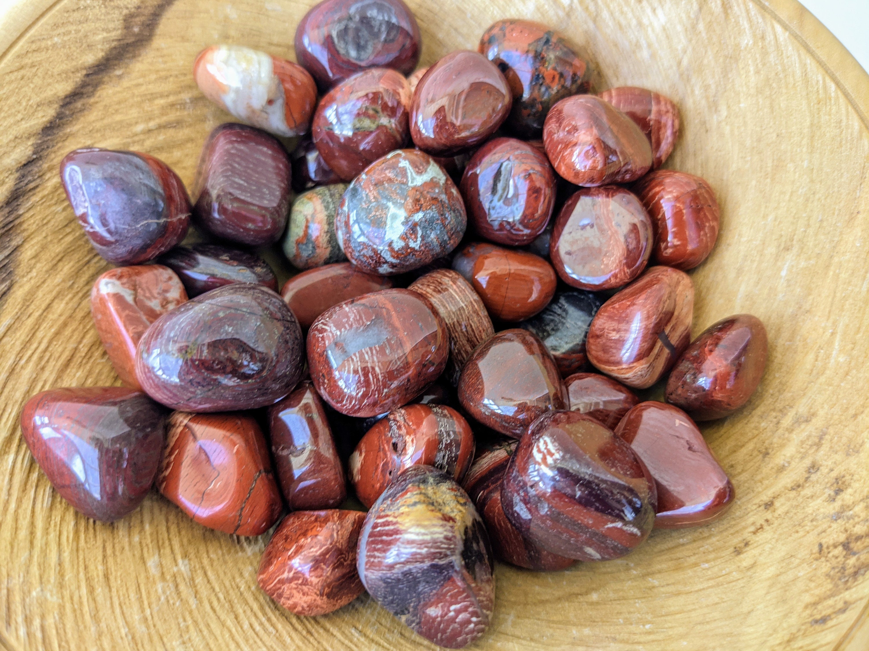 Jasper Snakeskin 0.25kg Bulk Approx 22 Tumbled Stones. - Etsy UK