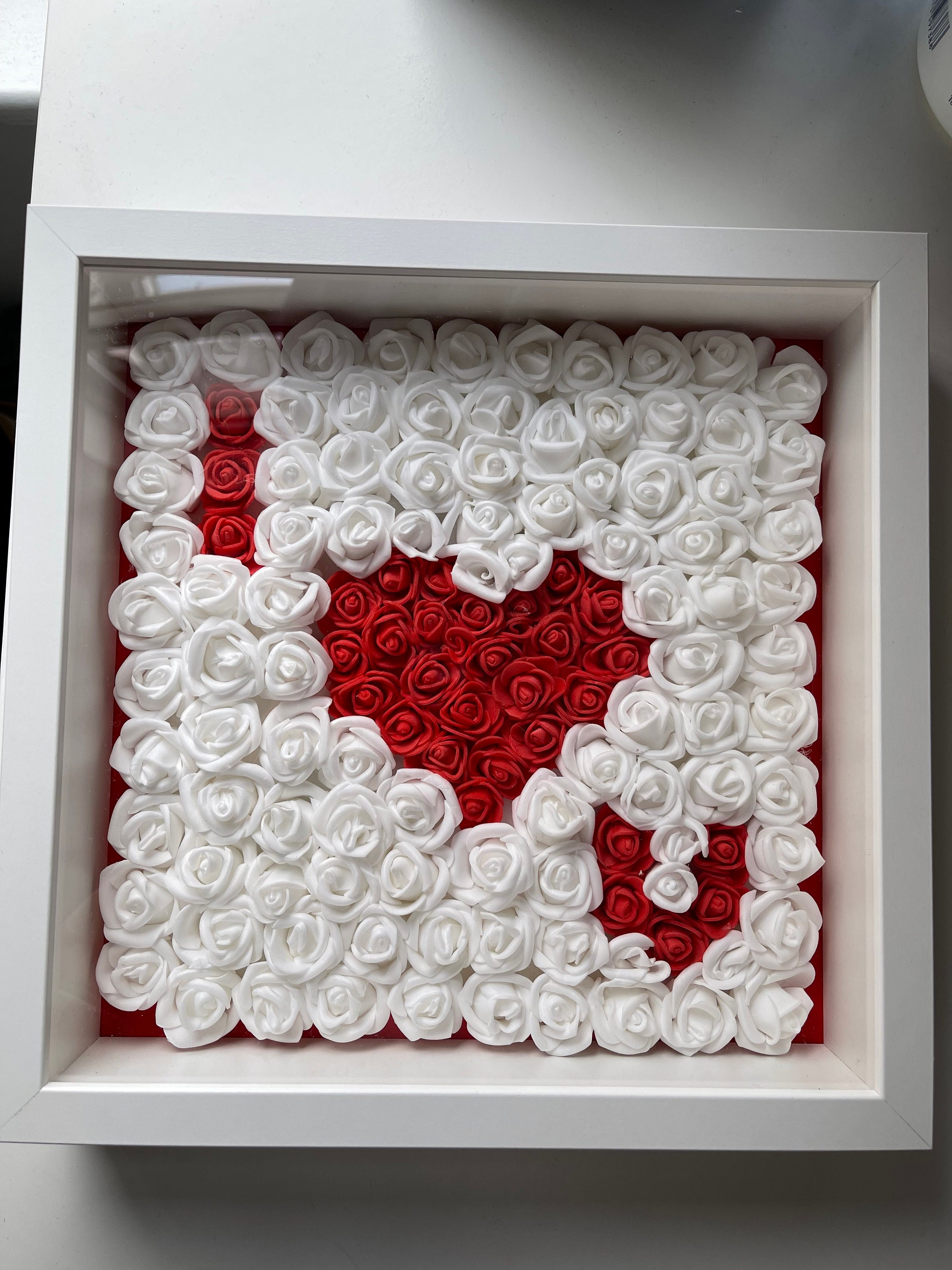 Gift for Loved One Valentines Gift I Love You Roses Flower Box Frame ...