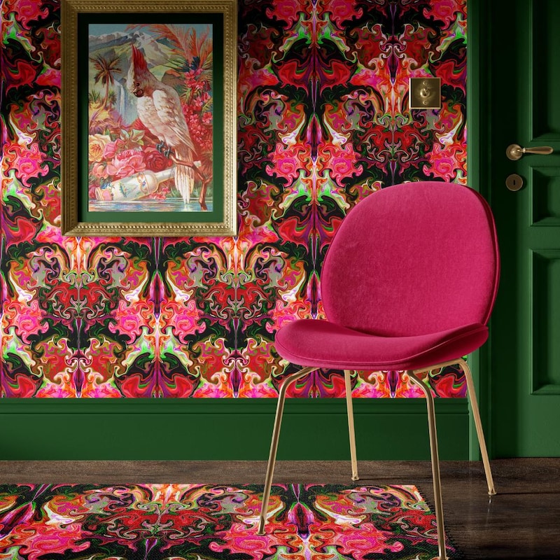 Beautiful Wallpaper Pink - Etsy UK