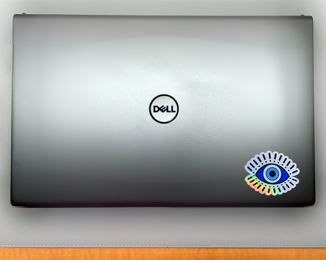Holographic Evil Eye Sticker: Waterproof Vinyl Decal, Witchy Boho Decor ...