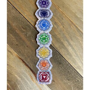 Chakra Holo Vinyl Waterproof Stickers Laptop Decal Hydro Flask Chakra ...