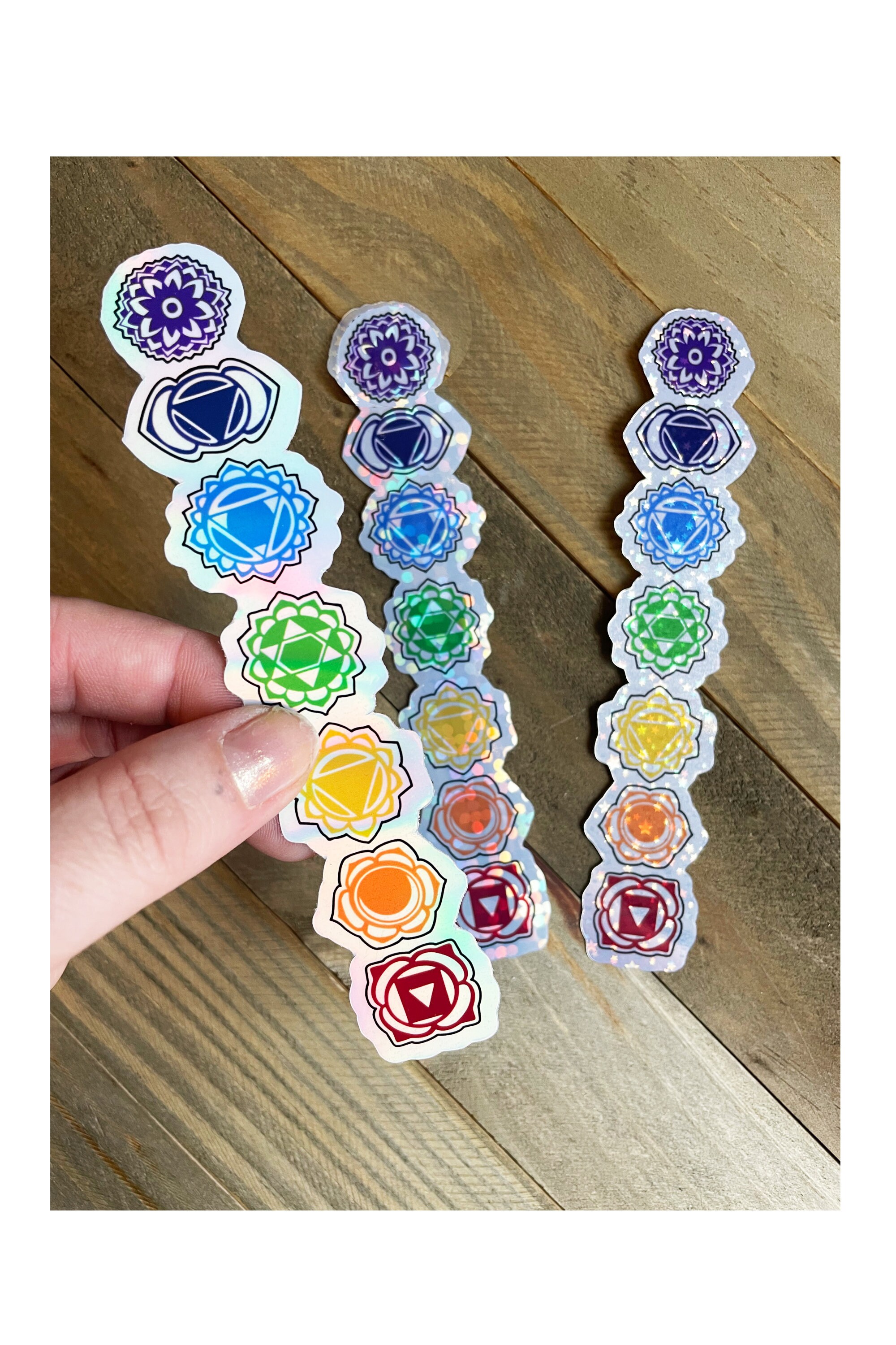 Chakra Holo Vinyl Waterproof Stickers Laptop Decal Hydro - Etsy