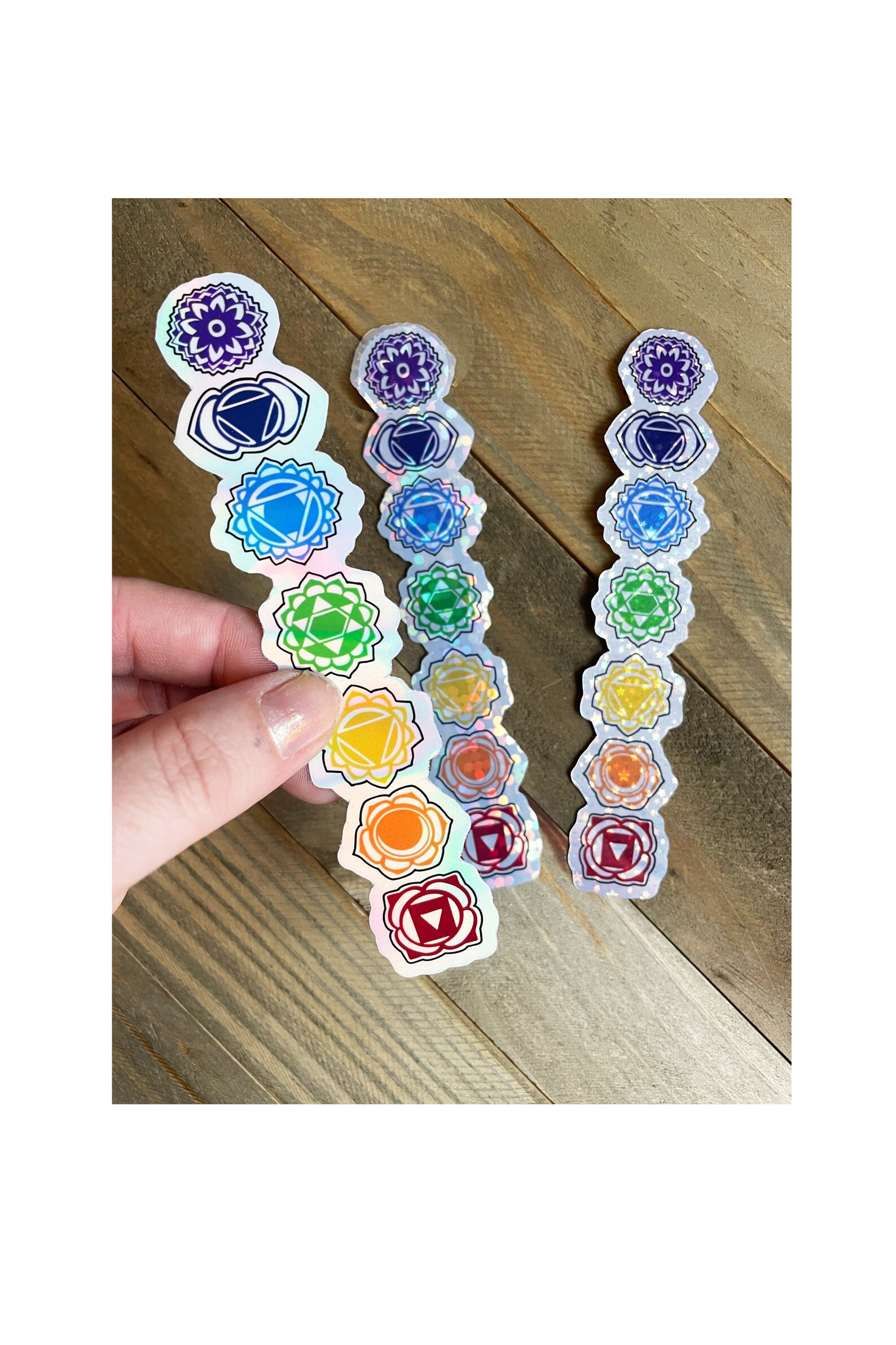 Chakra Holo Vinyl Waterproof Stickers Laptop Decal Hydro - Etsy