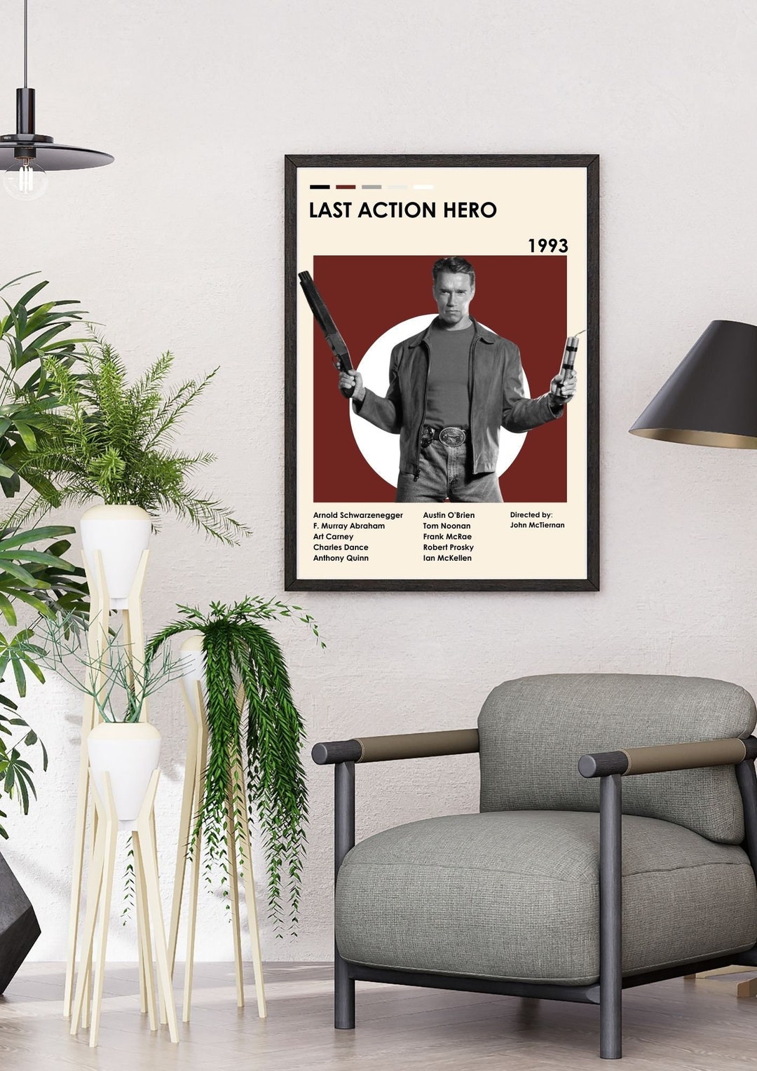 Last Action Hero Arnold Schwarzenegger Movie Poster - Etsy