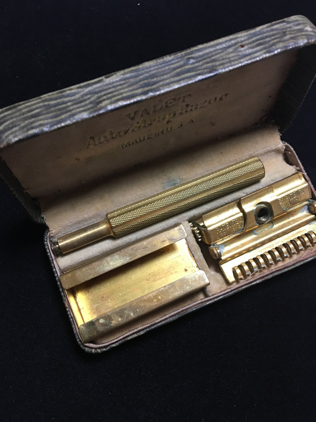 Antique Valet Gold Plated Antique Shaving Razor in Original Box - Etsy