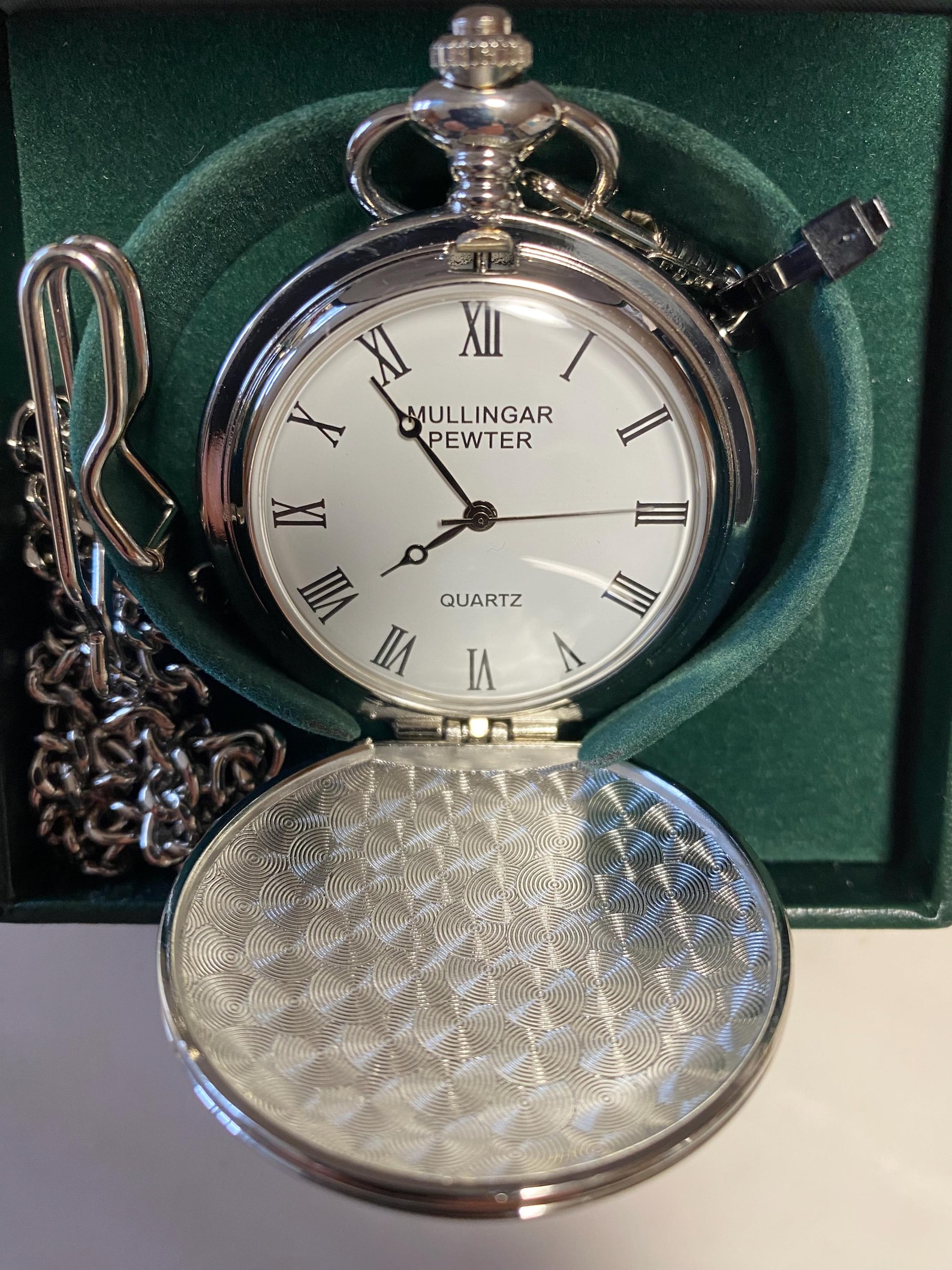 Mullingar Pewter Irish Pocket Watch - Etsy