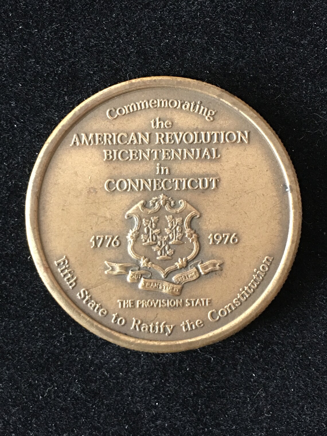 Bronze Connecticut Bicentennial Commemorative - Etsy