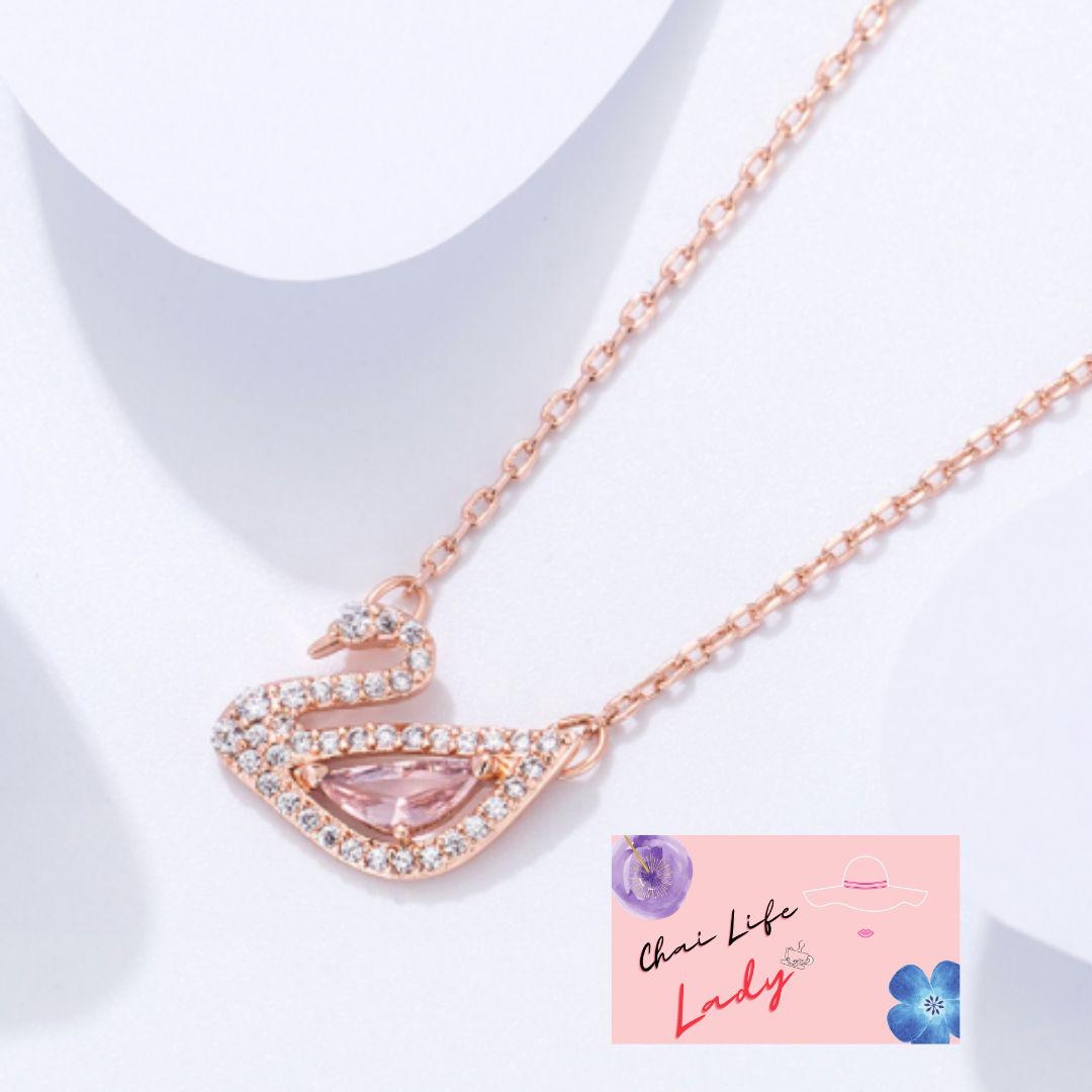 Buy1get1 True Beauty Necklace Korean Drama Fan K-drama Swan Necklace ...