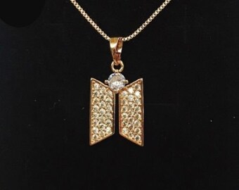 Bts Logo Necklace - Etsy