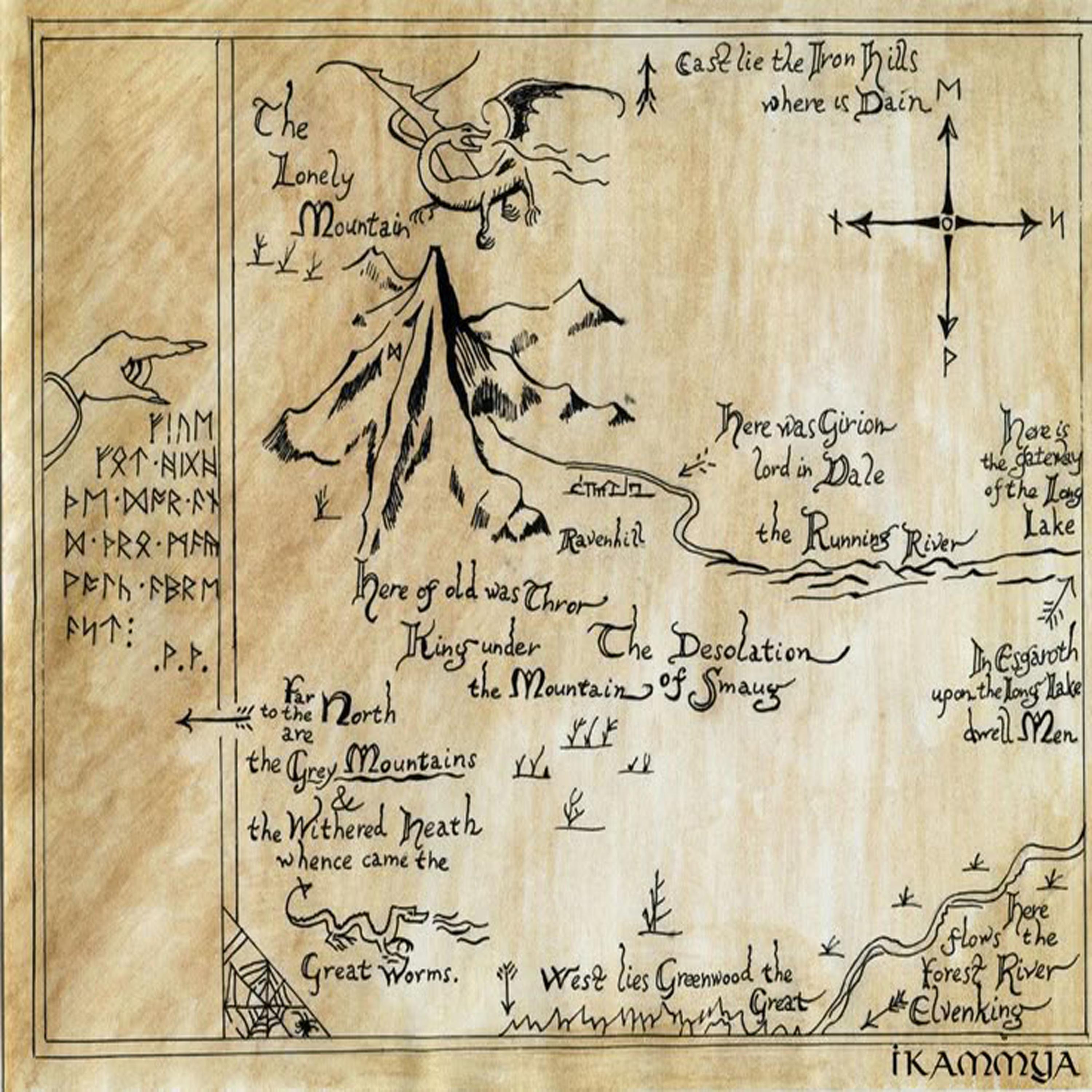 Fantasy Middle-earth Map Digital Paper Bundle 12×12″ 300 DPI – LOTR ...