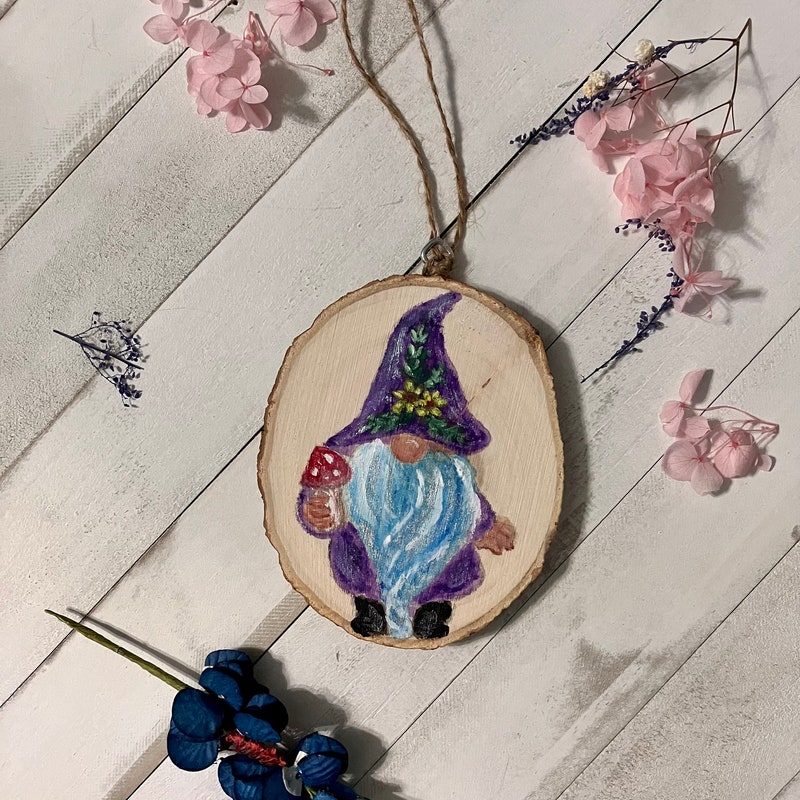 Wood Painted Gnomes - Etsy