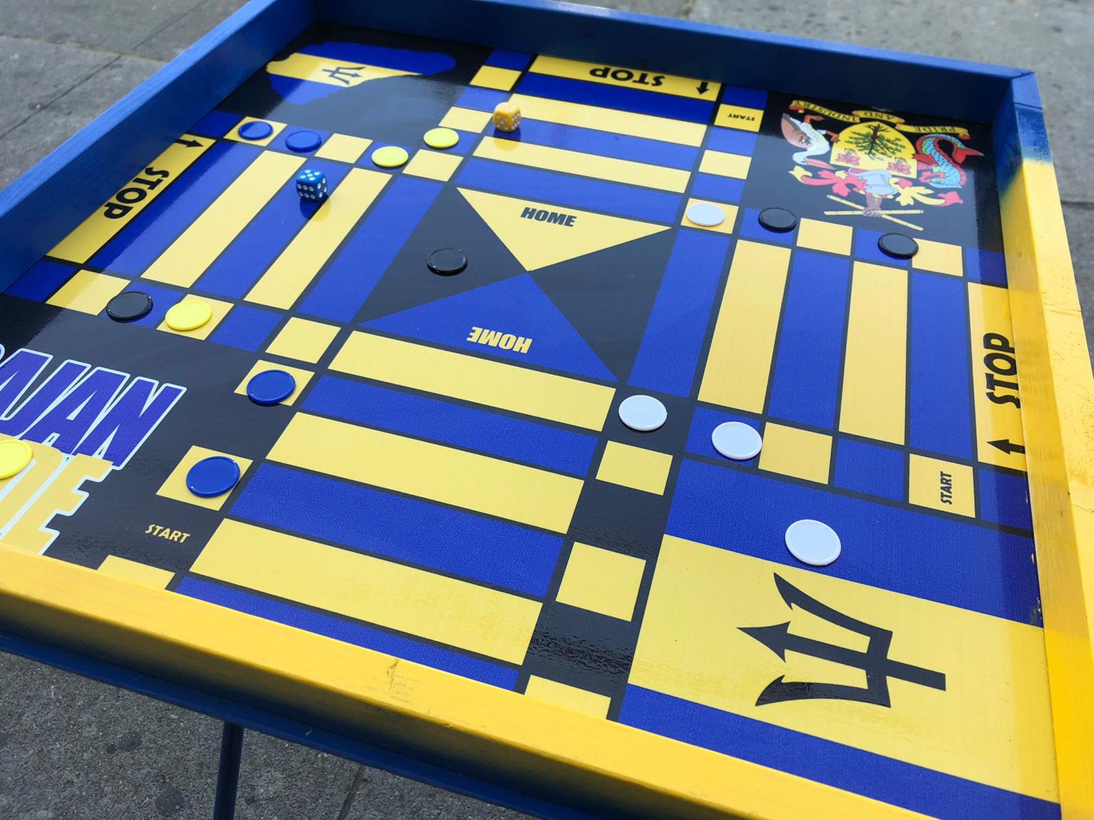 24"barbados Ludi Board - Etsy