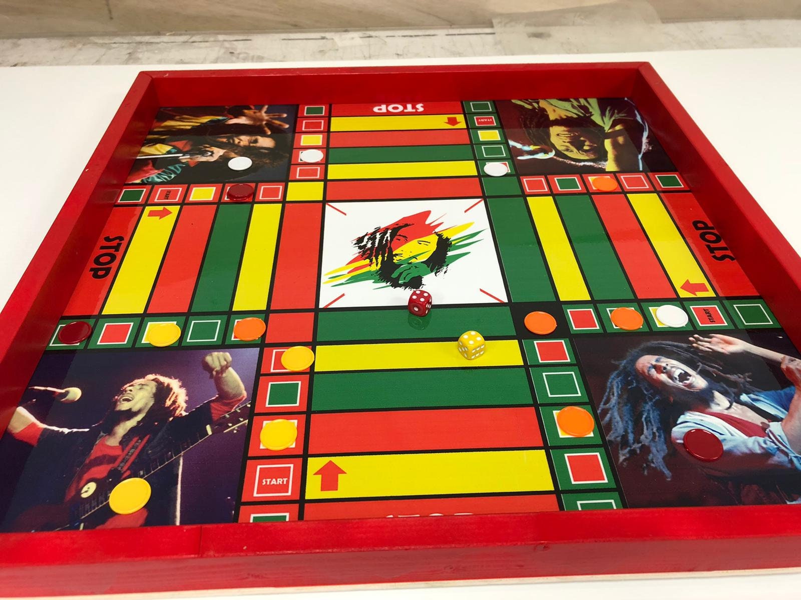 24" Reggae Love Ludi Board - Etsy