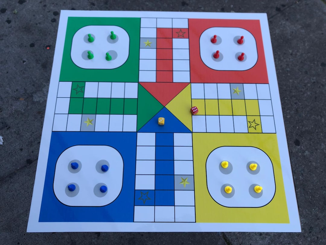 24" Ludo Board - Etsy