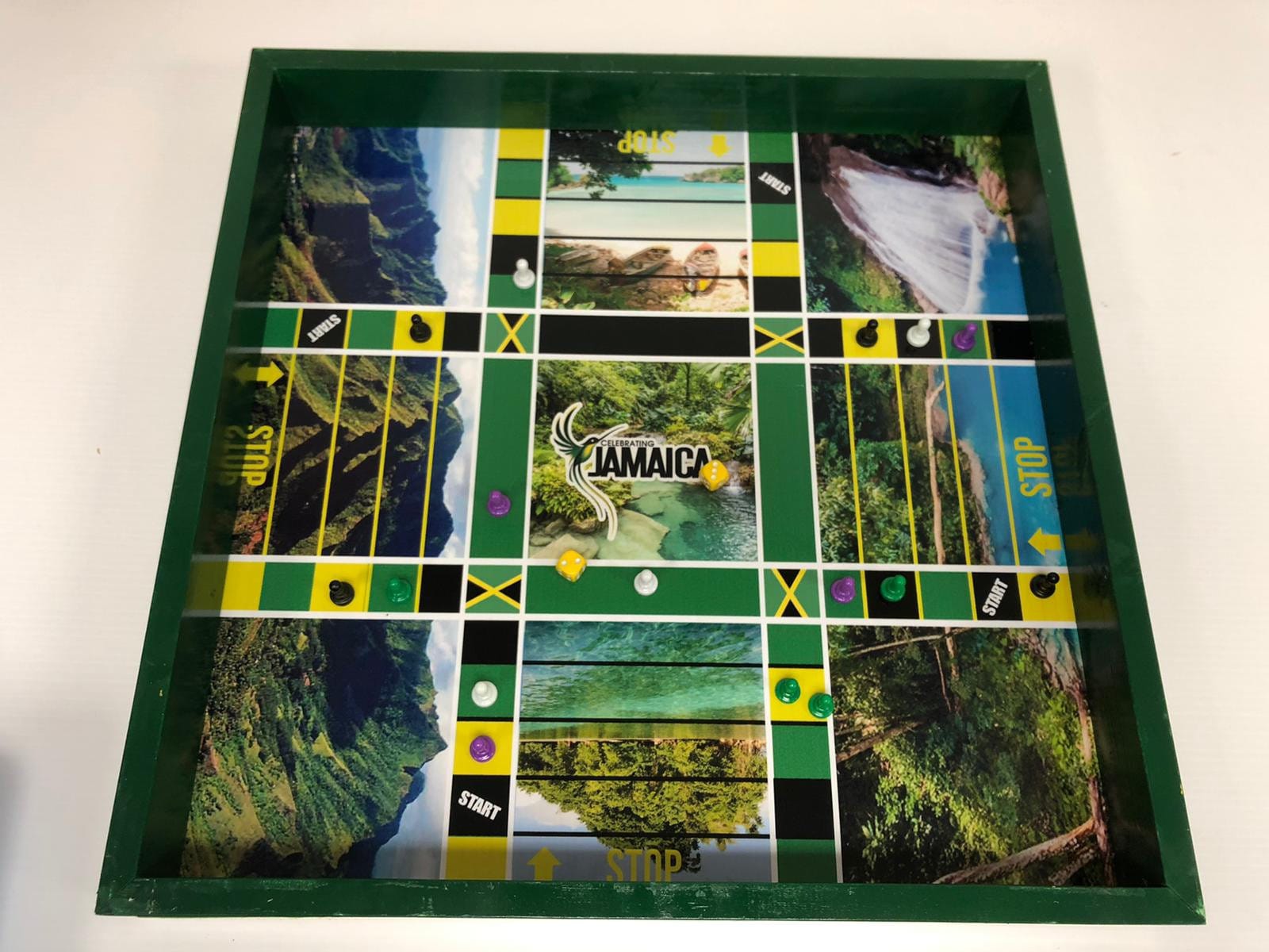 24" Jamaica Ludi Board / 3" Side Bar - Competition Board. - Etsy