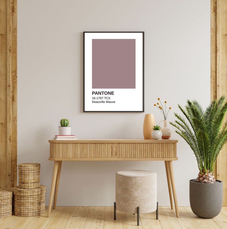 Deauville Mauve Pantone Print Printable Art Digital Print - Etsy
