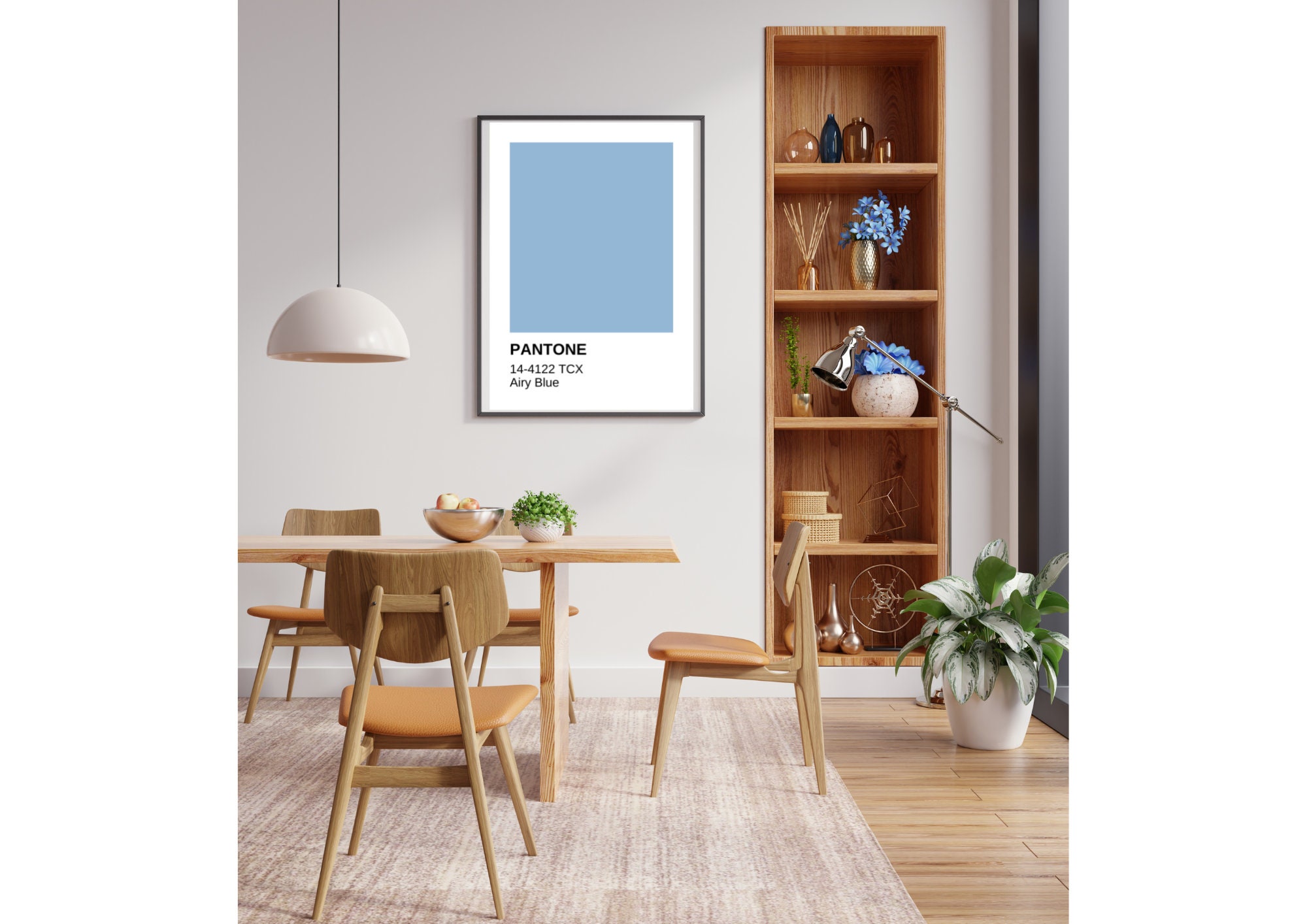 Airy Blue Pantone Print Printable Art, Digital Print, Print at Home ...