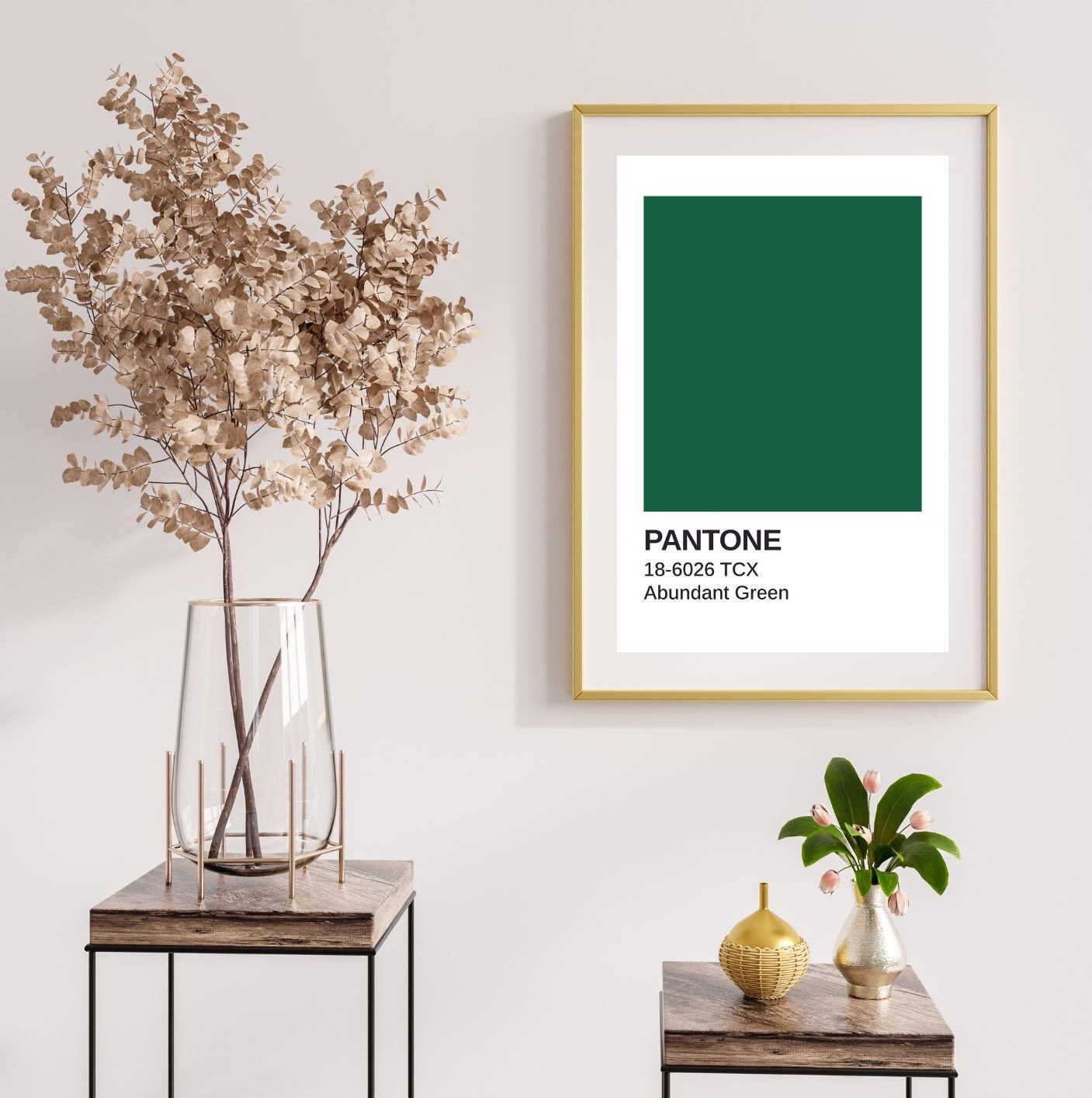 Abundant Green Pantone Print Printable Art, Digital Print, Print at ...