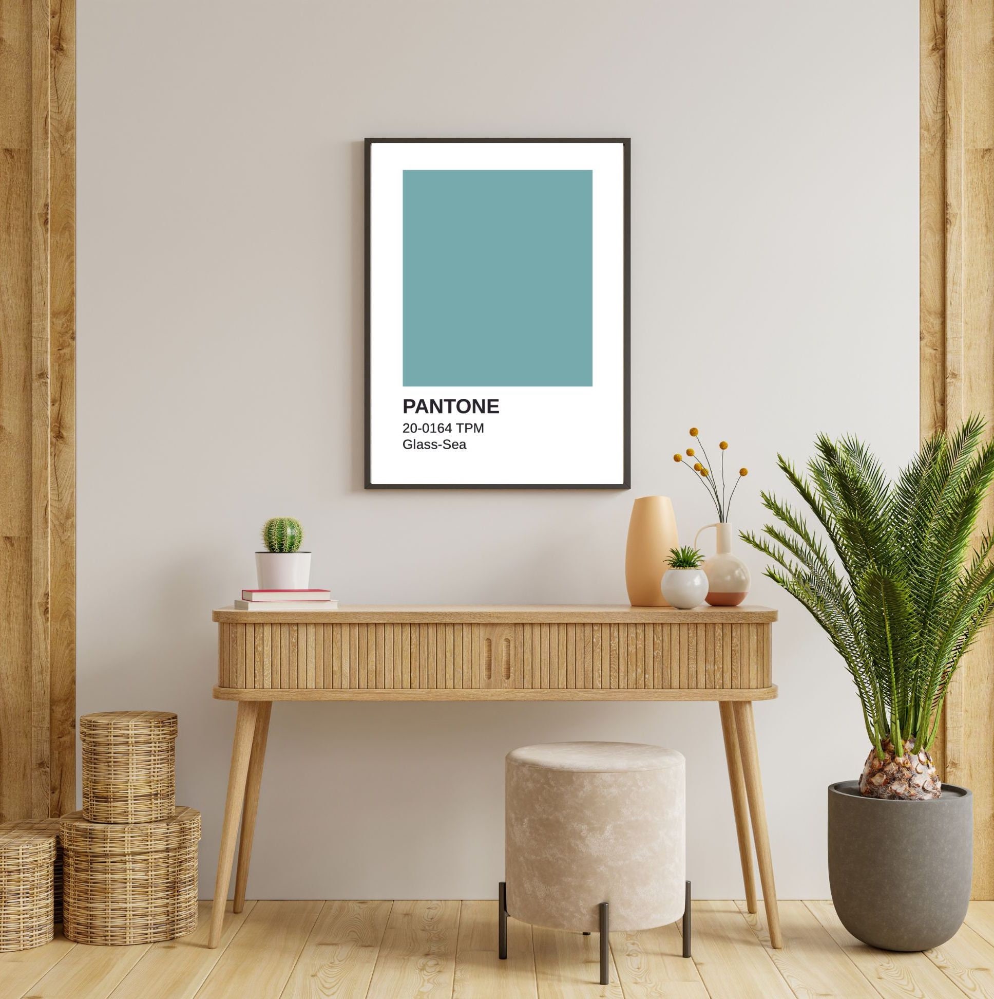 Glass-sea Pantone Print Printable Art, Digital Print, Print at Home ...